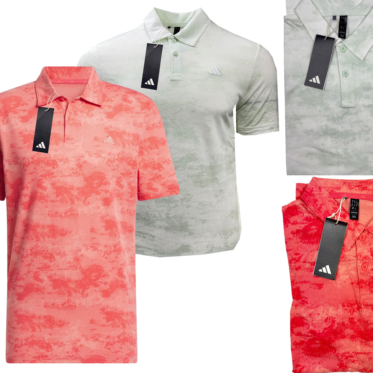 Adidas Go To Mesh Burst Print Golf Polo Shirt – Glyde-Golf